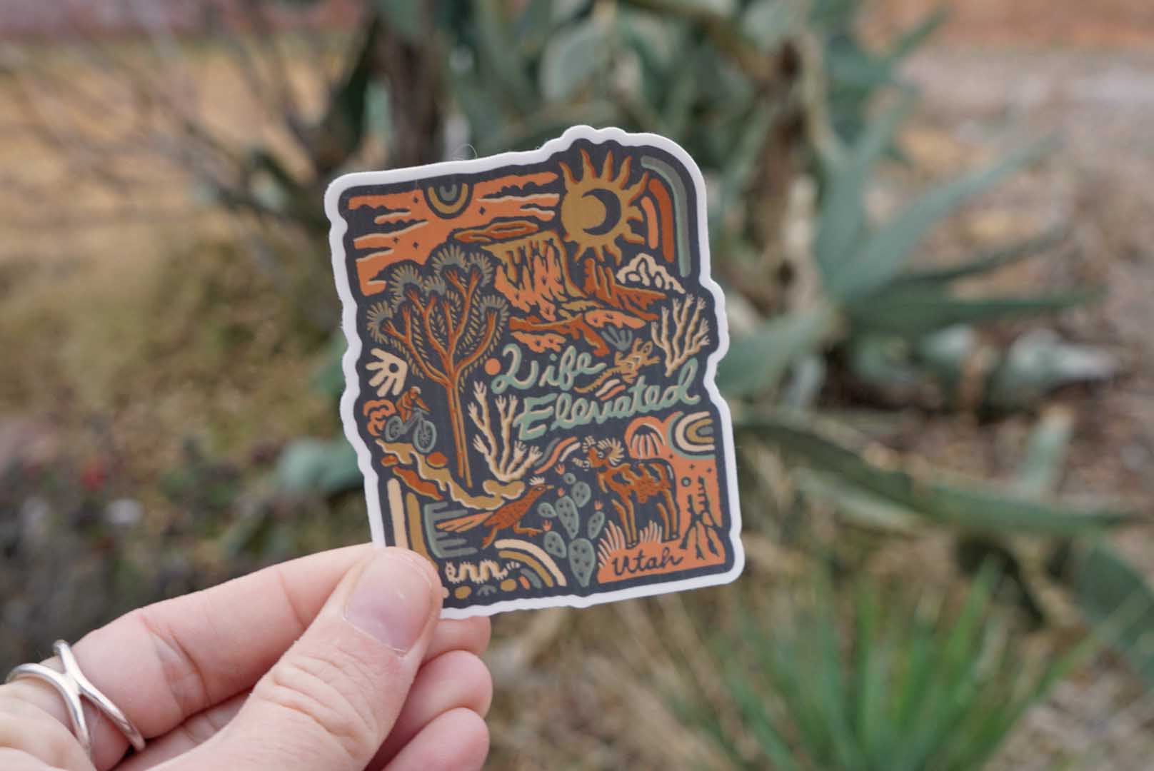 Life Elevated Sticker – Rayco Mercantile