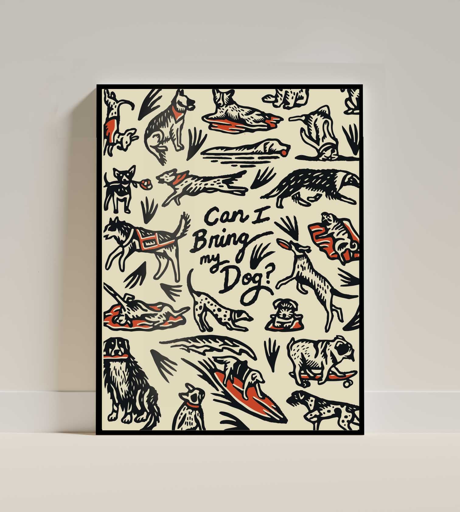 Can I Bing my Dog Poster 18 x 24 – Rayco Mercantile